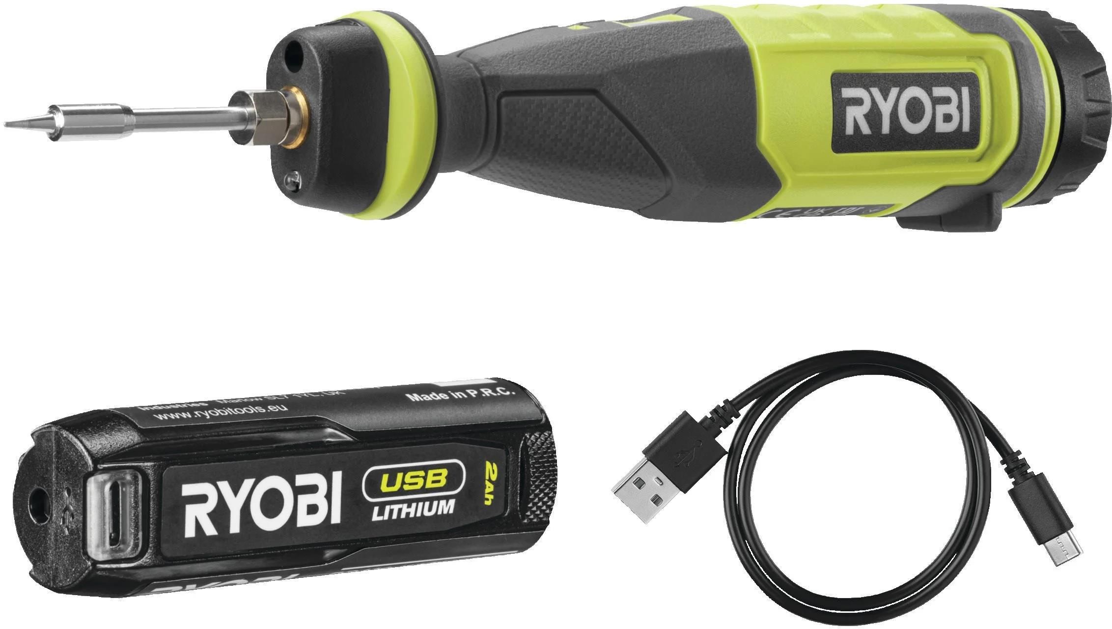 Lutownica Ryobi 4V Usb Z Akumulatorem 2.0Ah Rsi4120G - Opinie i ceny na Ceneo.pl
