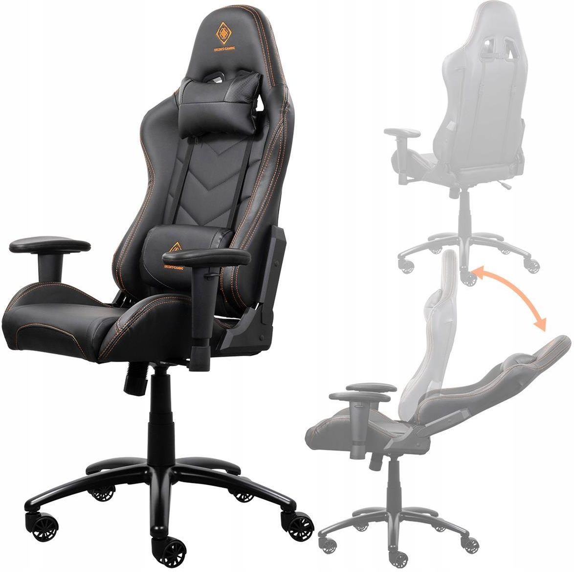 Fotel dla gracza Deltaco Gaming DC310 Czarny - Ceny i opinie - Ceneo.pl