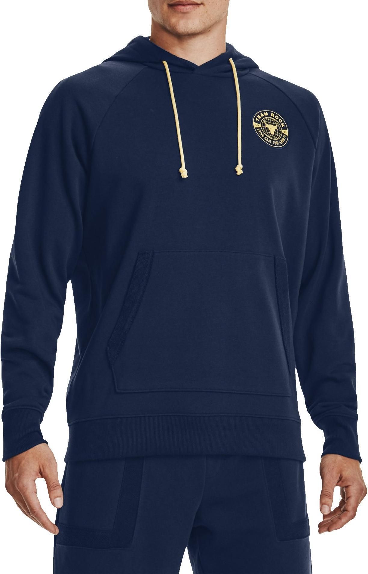 Bluza z kapturem Under Armour UA Pjt Rck Hvywght Terry HD-NVY 1370453 ...