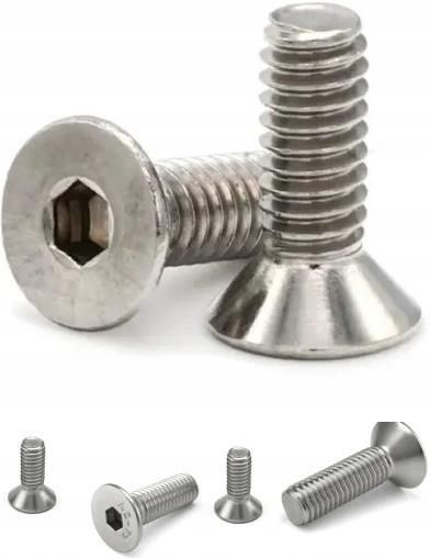 Inox Śruba Stożkowa Imbus Nierdzewna 5x20 A2 Din 7991 - Opinie i ceny na Ceneo.pl