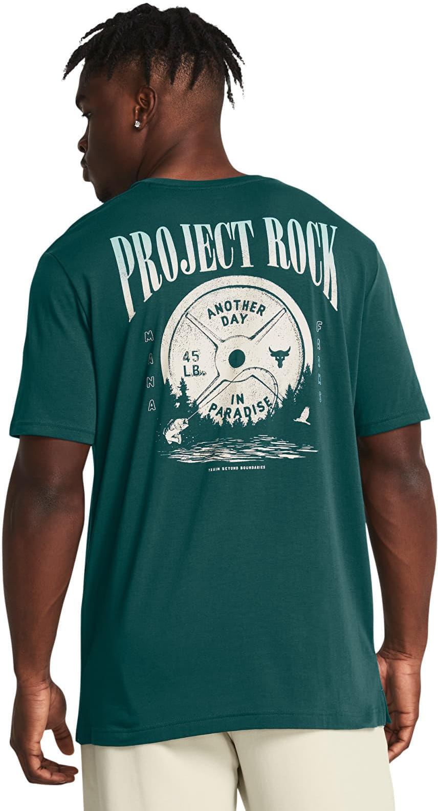 Under Armour Project Rck Day Grphc Ss Hydro Teal 449 - Ceny i opinie ...