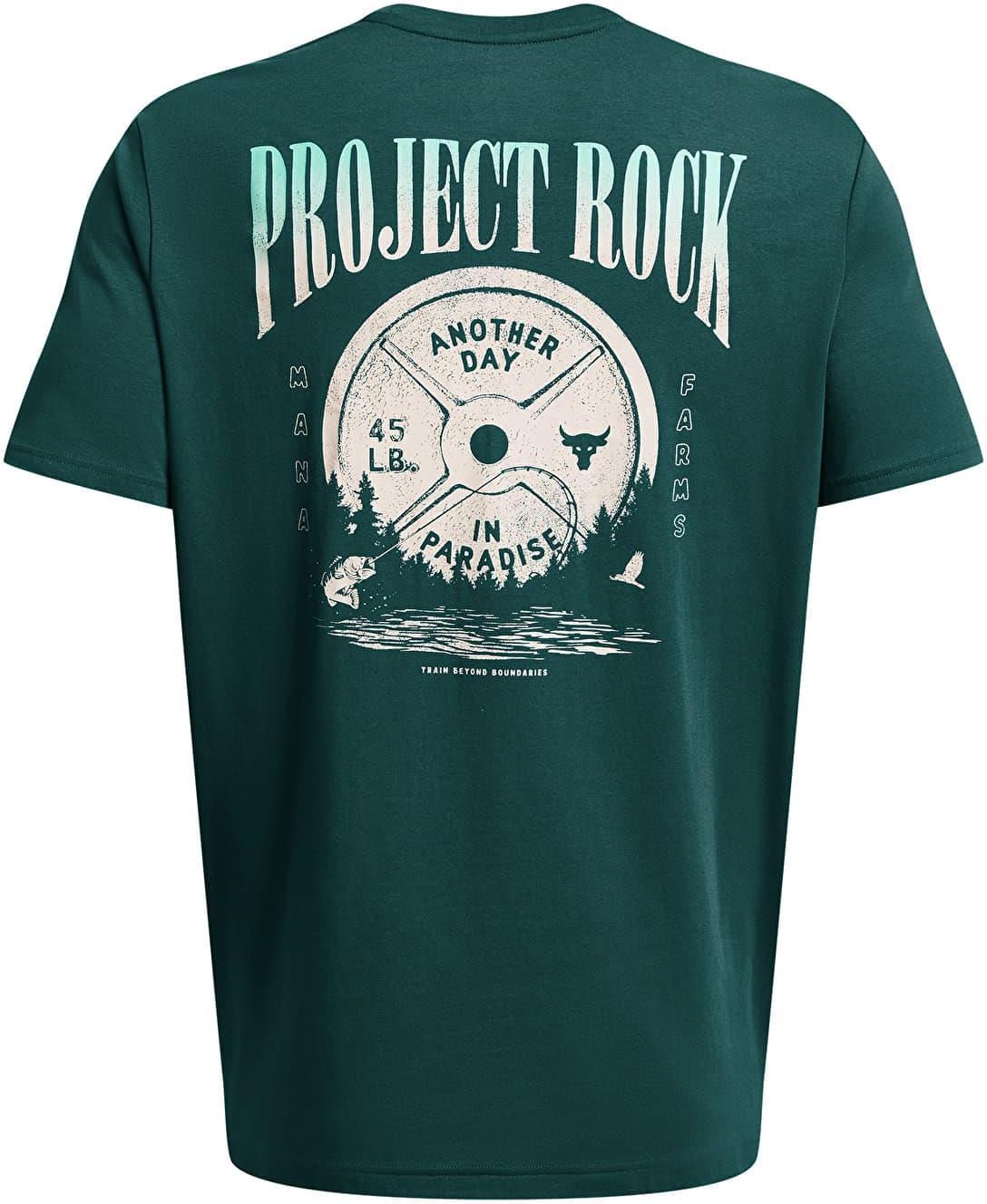 Under Armour Project Rck Day Grphc Ss Hydro Teal 449 - Ceny i opinie ...