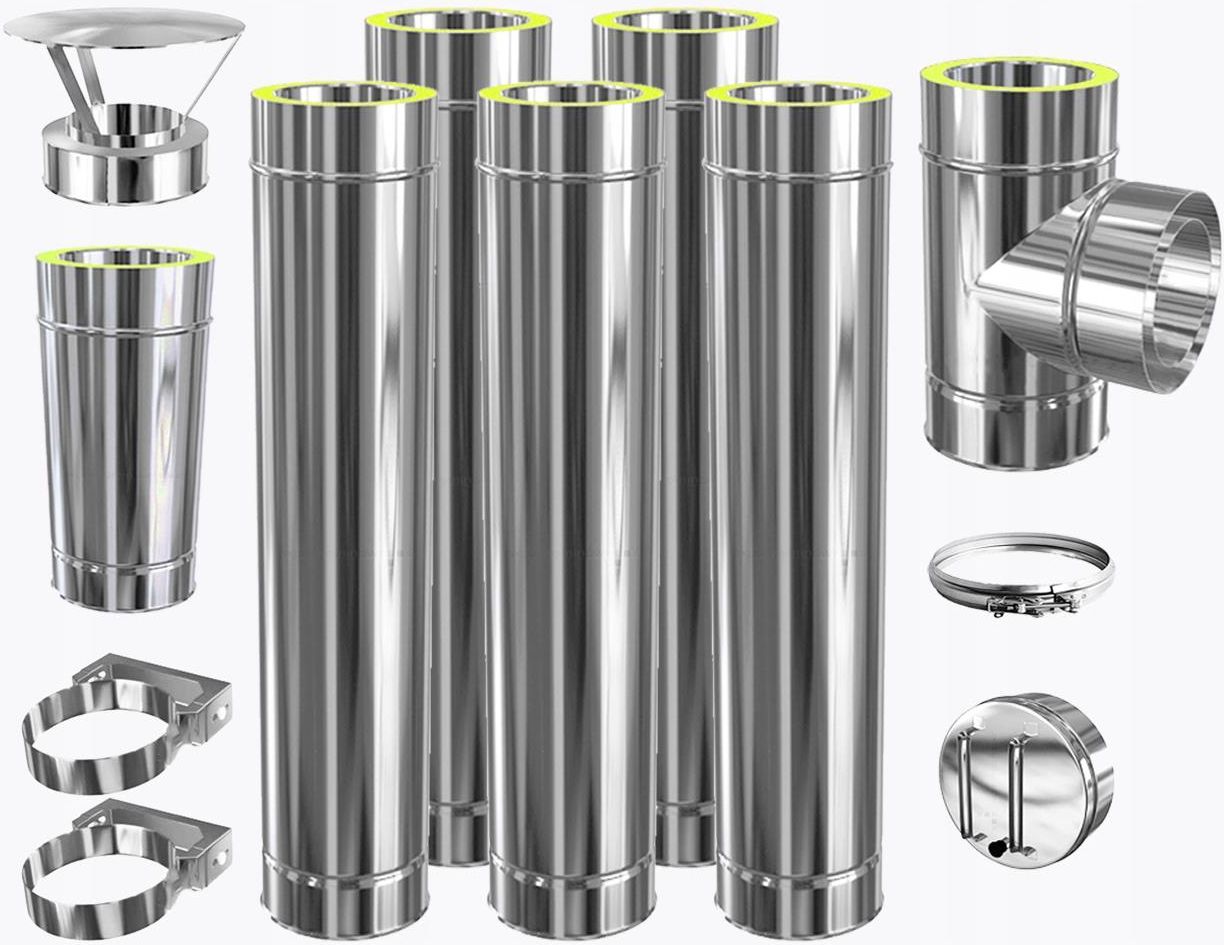 System kominkowy Tk Komin Izolowany Fi 120 Dwuścienny Zewnętrzny TKWKMKAFTSDSRHTS1206MTJVKJ ...