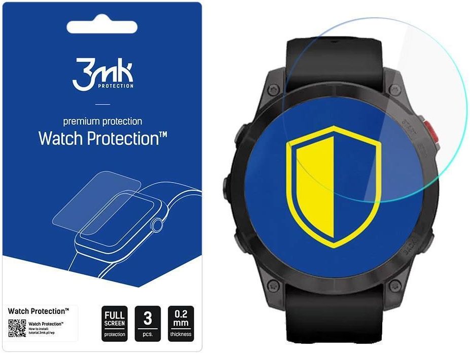 Szkło hybrydowe 3mk Watch Protection v. FlexibleGlass Lite na Garmin ...