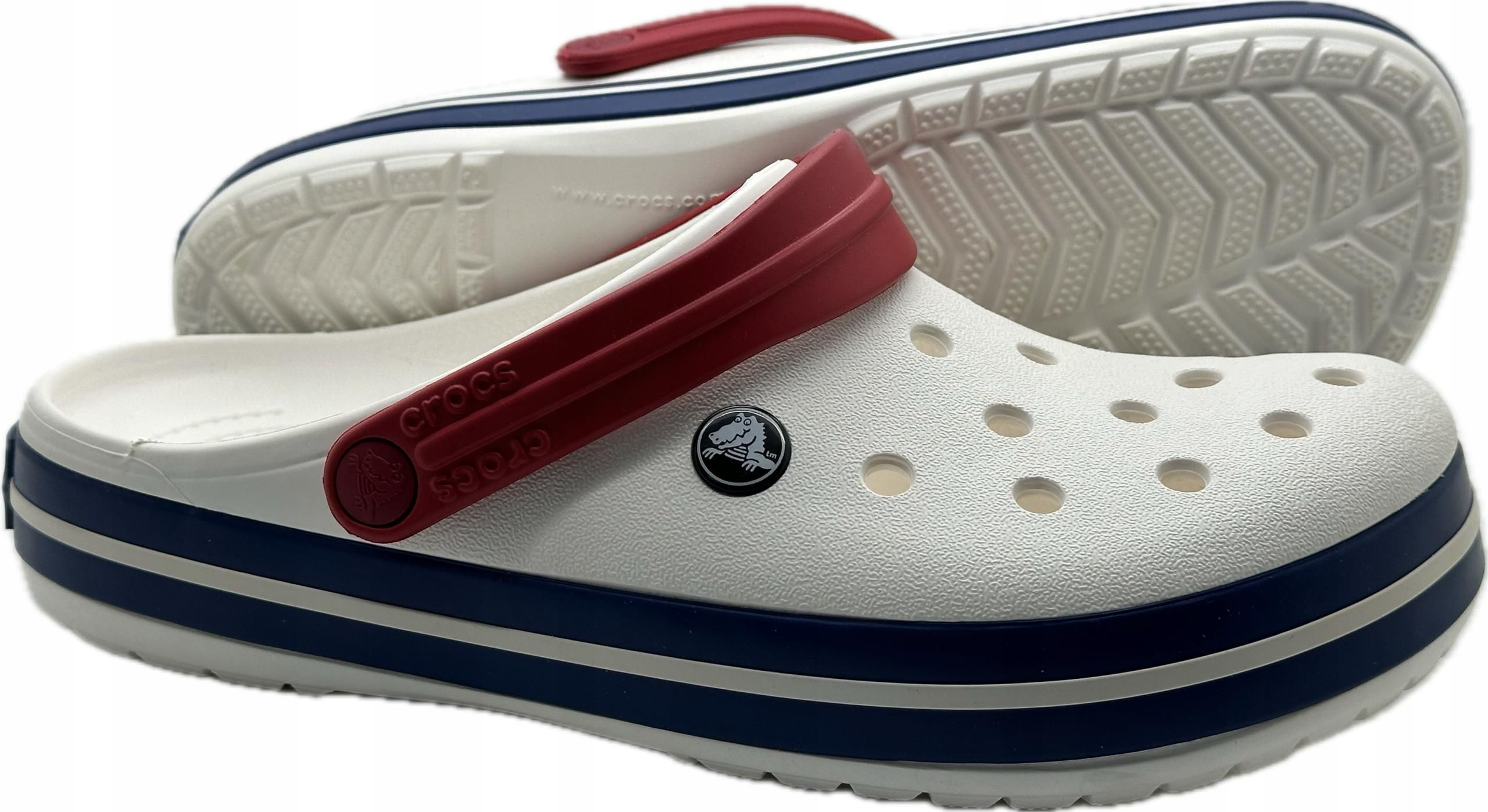 Crocs Crocband Biały White Blue Jean 37/38 M5/W7 - Ceny i opinie - Ceneo.pl