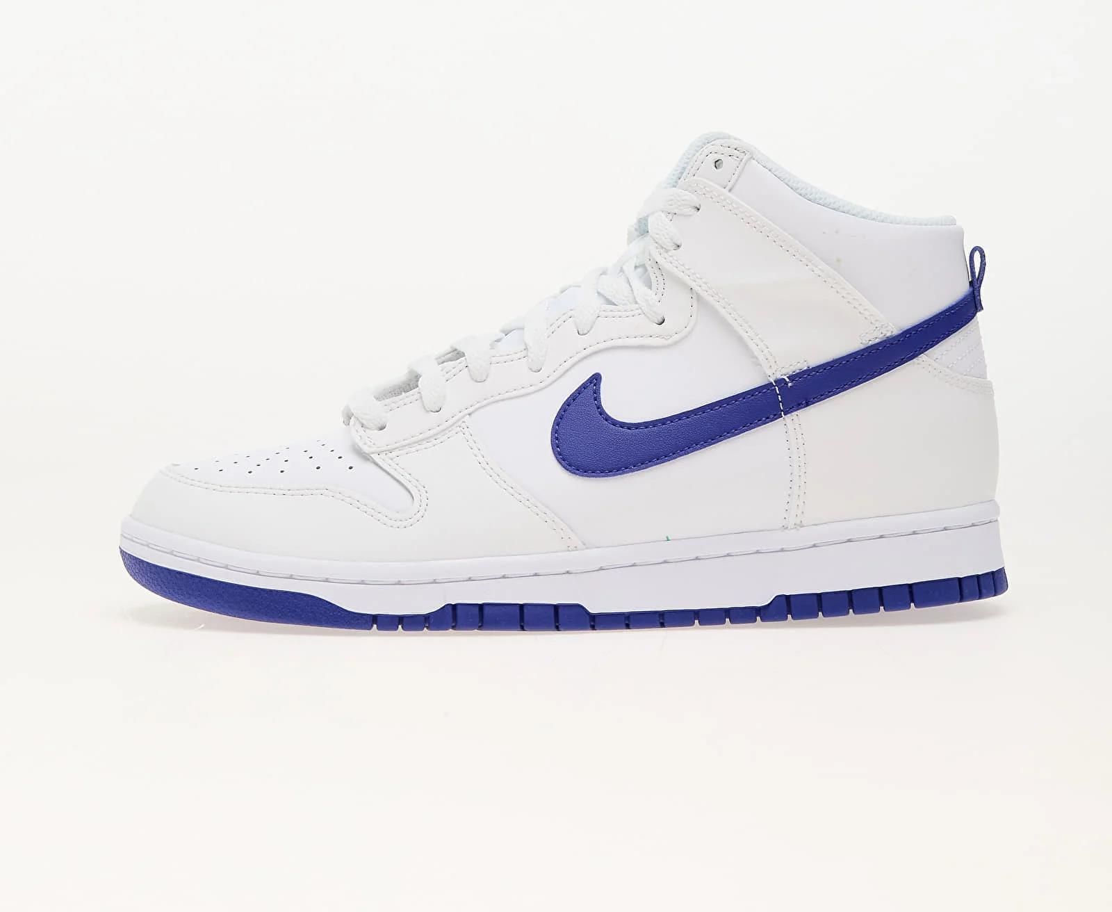 Nike Dunk Hi Retro White/ Concord-Summit White - Ceny i opinie - Ceneo.pl