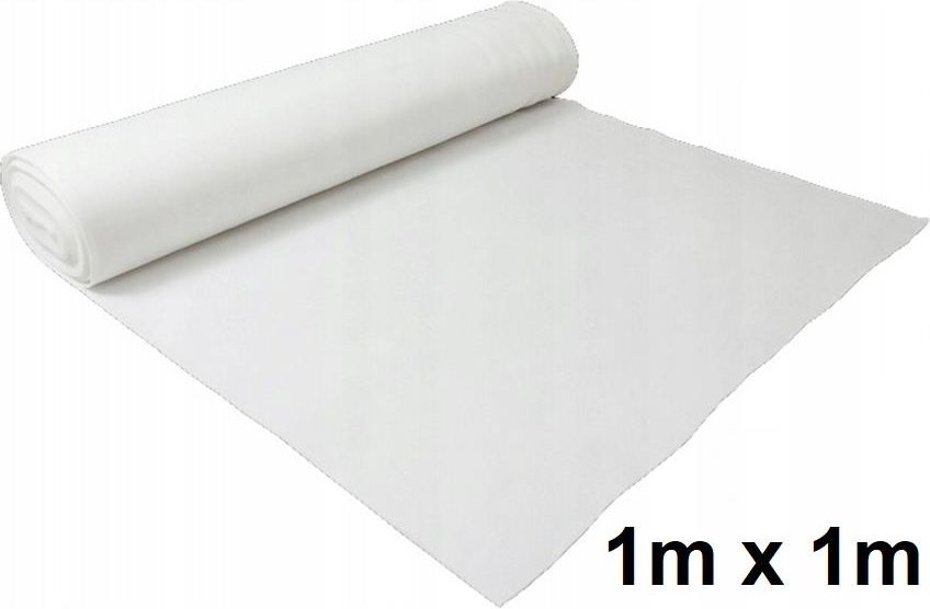 FILC samoprzylepny BIAŁY 100cm x 100cm akustyczny wymiary KLEJ PAPER ...