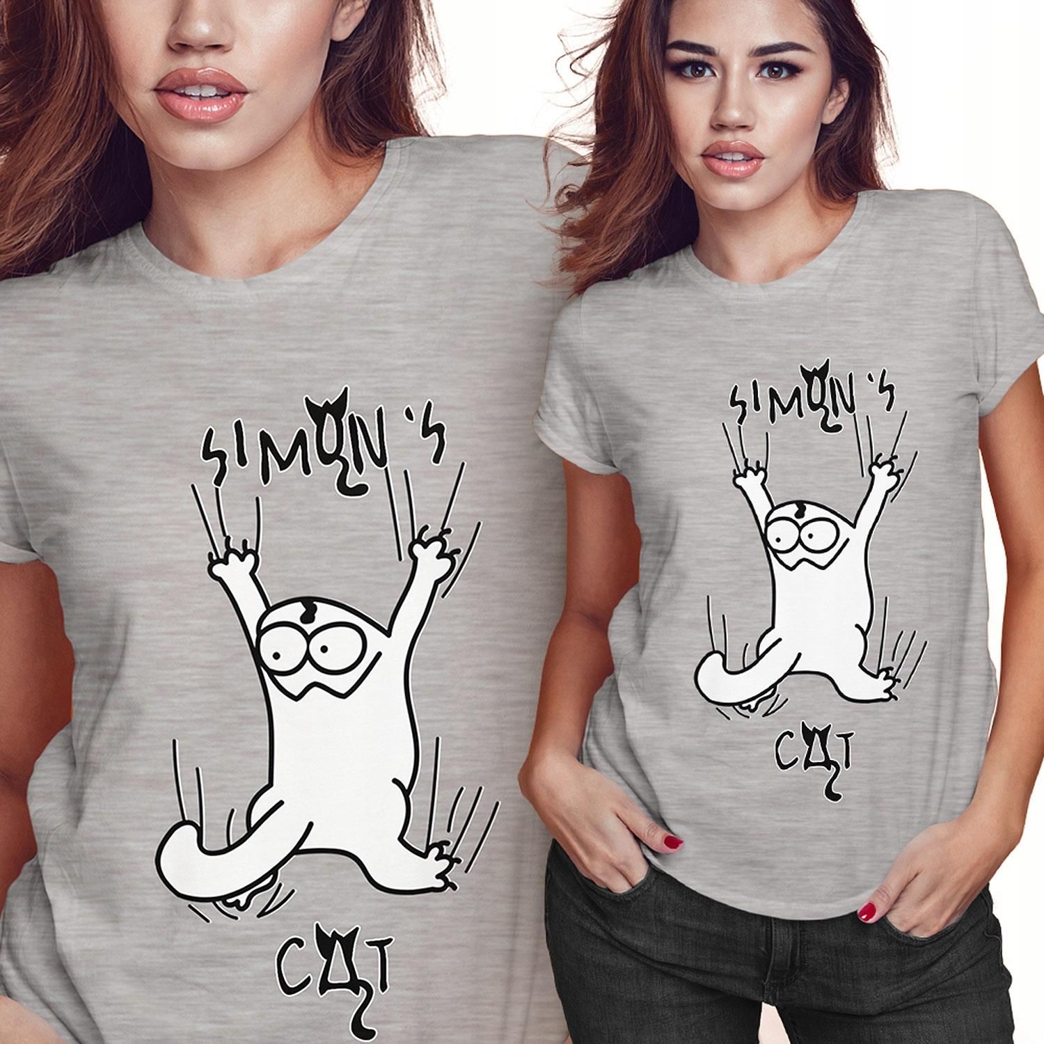 Koszulka Damska Kobieca T-shirt Kot Simona Simon's Cat L Jakość - Ceny ...