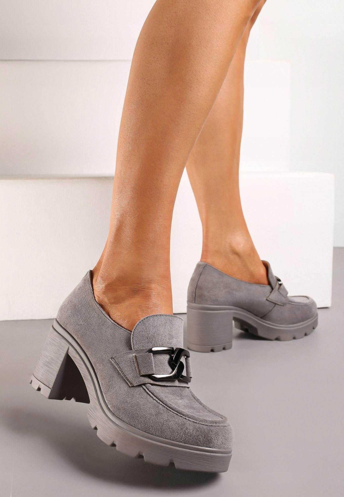 Renee Szare Półbuty damskie 37 Ekozamsz Casual - Ceny i opinie - Ceneo.pl