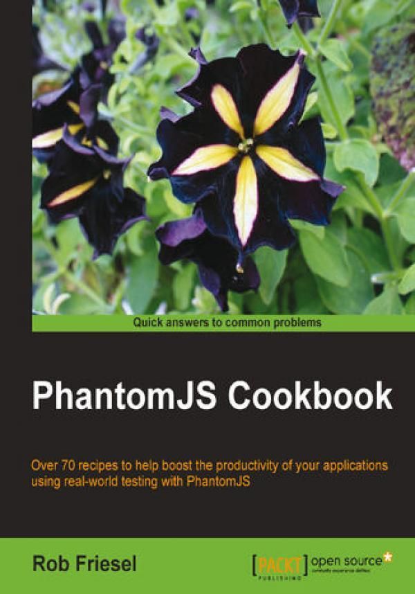 PhantomJS Cookbook. Over 70 recipes to help boost the productivity of ...