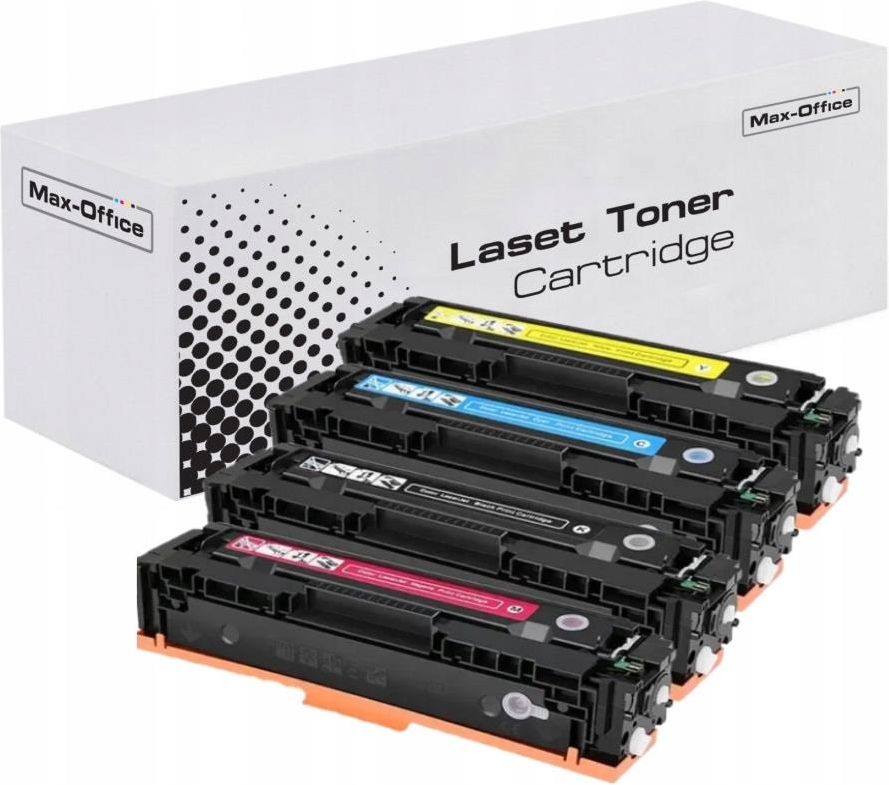 Max-Office 4X Toner Do Hp Cf540A M254Dw M280Nw M281Fdw Cmyk ...