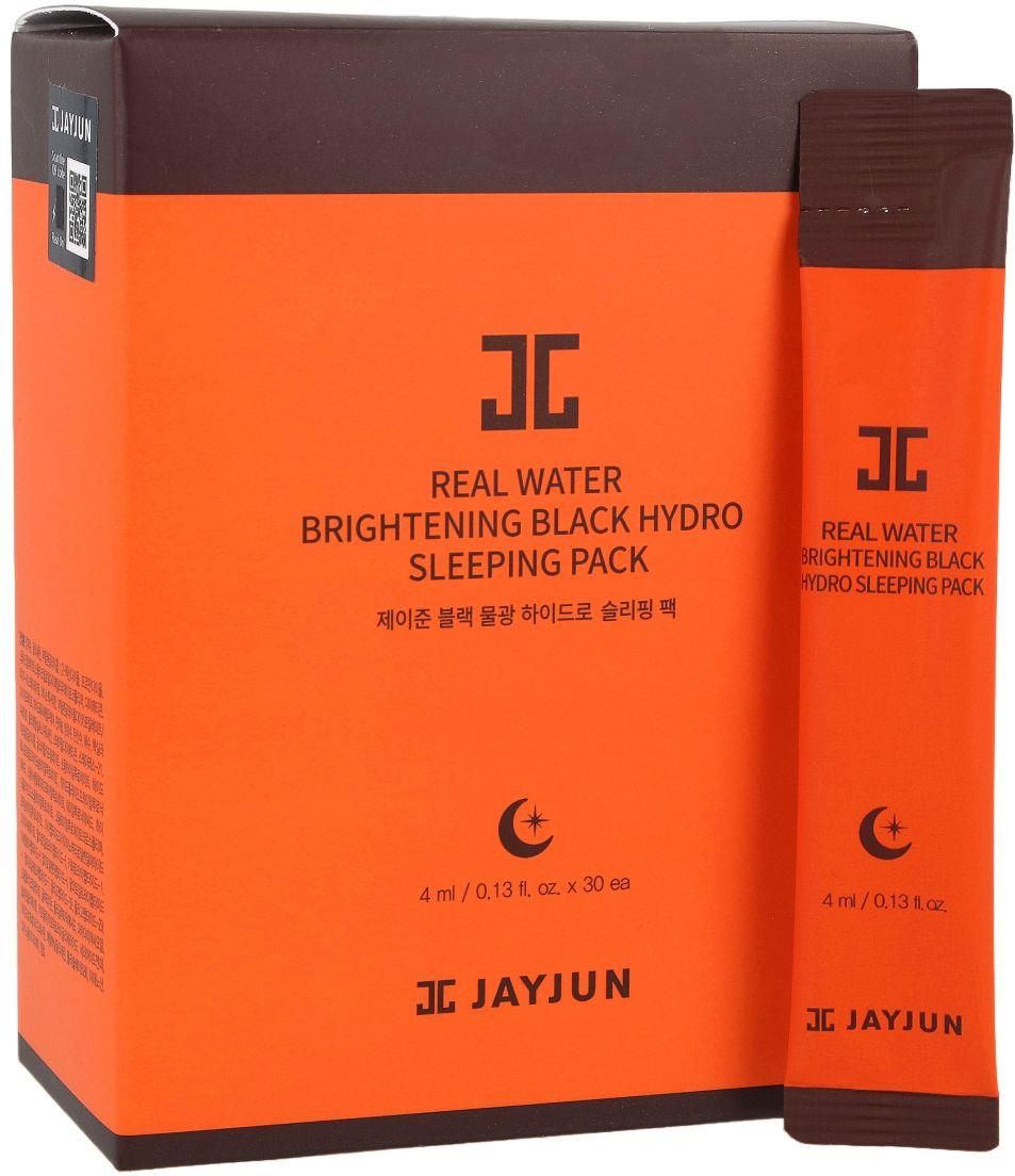 Maseczka Jayjun Real Water Brightening Black Hydro Sleeping Pack 30Szt. - Opinie i ceny na Ceneo.pl
