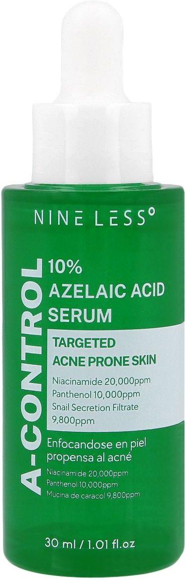 Nine Less A Control 10% Azelaic Acid Serum Serum Do Twarzy O Działaniu ...