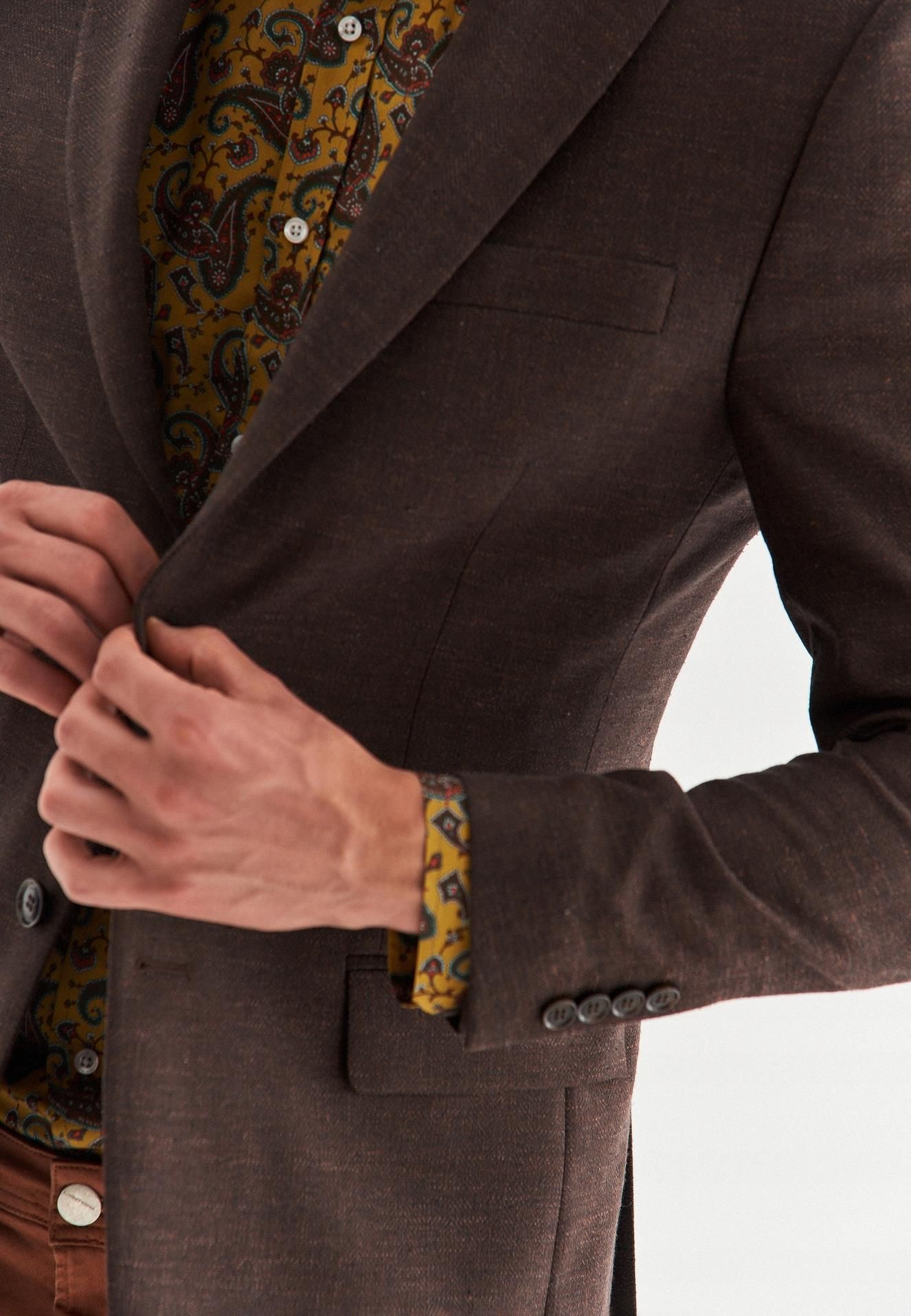 Brązowa marynarka męska Pako Lorente 182/60 - Ceny i opinie - Ceneo.pl