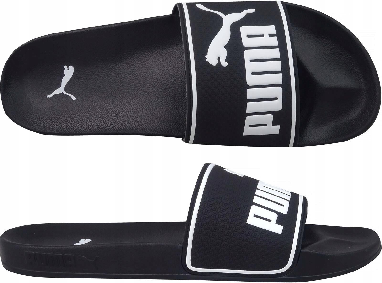 Puma Leadcat 2.0 384139 01 Buty Klapki Plażowe Basenowe Czarne Męskie ...