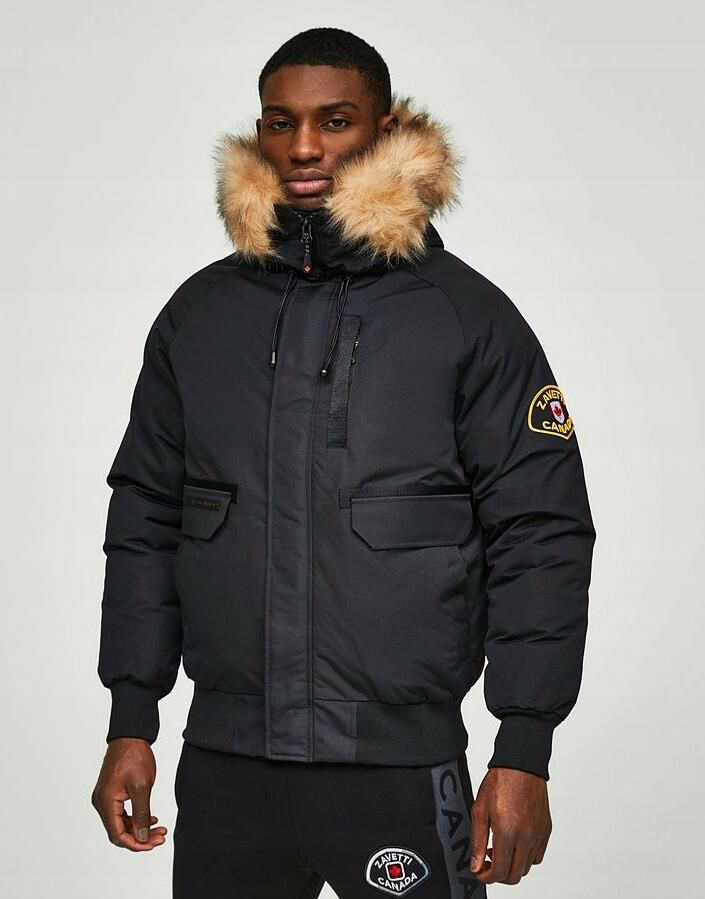 Zavetti Canada Kurtka Bomber Abelli Kieszenie Kaptur Logo Gud Xtr__xl ...
