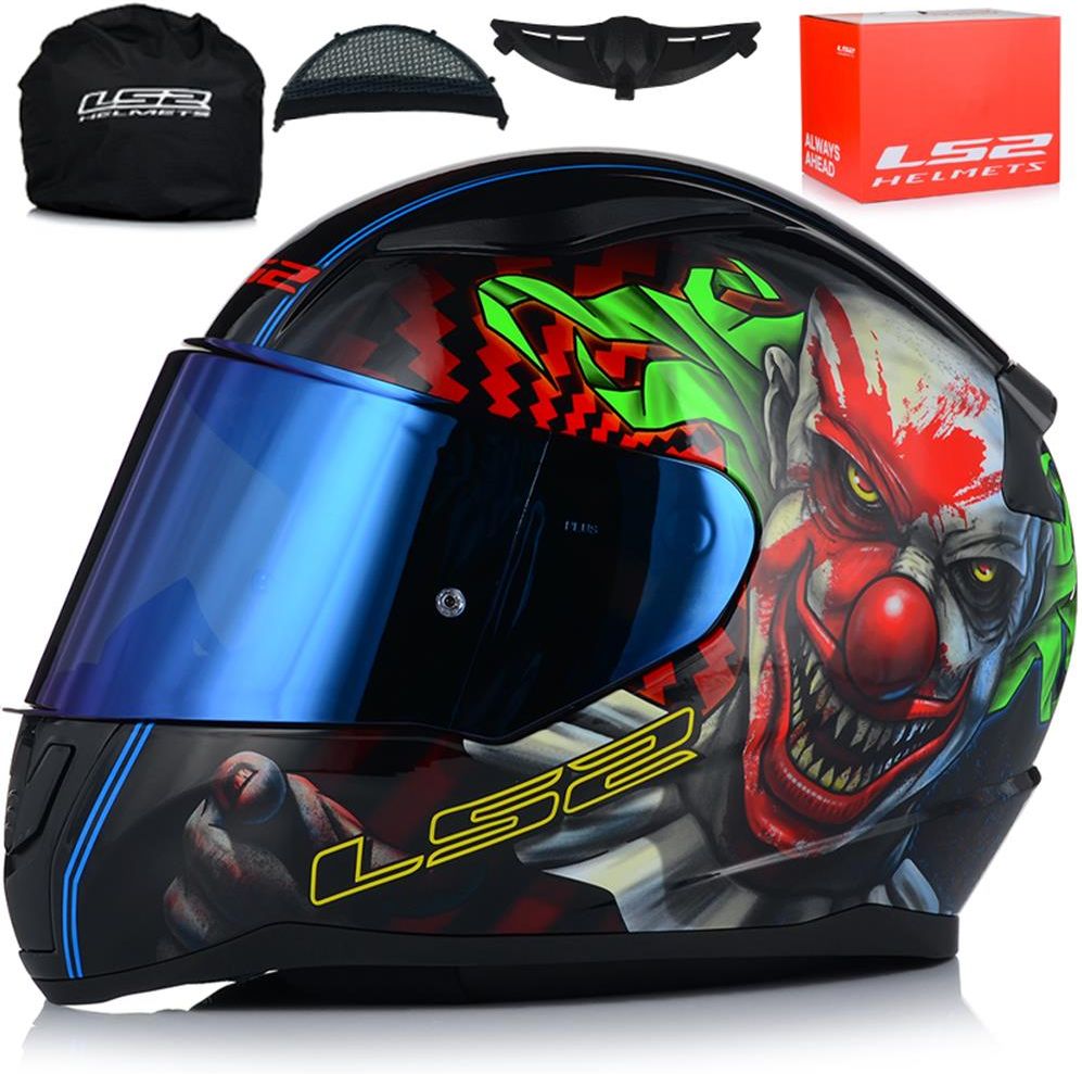 Kask motocyklowy Ls2 Ff353 Rapid Ii Joker Happy Dreams + Niebieska ...