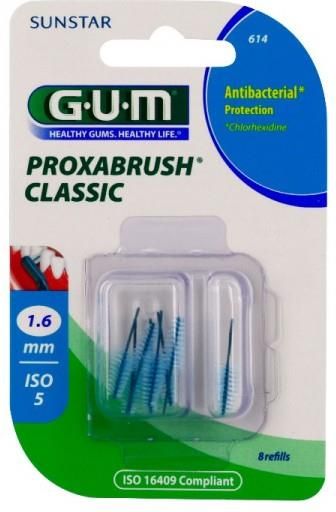 GUM Butler Proxabrush Classic (614)- Końcówki 1.6 mm 8 szt. - Opinie i ...