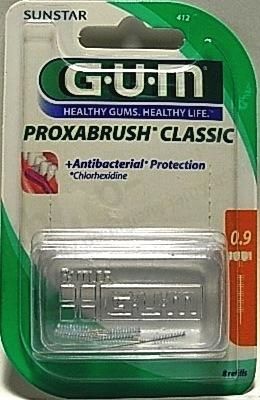 GUM Butler Proxabrush Classic Refills (412) - Końcówki do przestrzeni ...