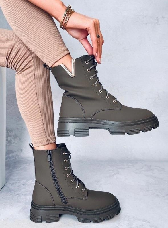 Botki Militarne Sznurowane Clend Khaki 39 - Ceny i opinie - Ceneo.pl