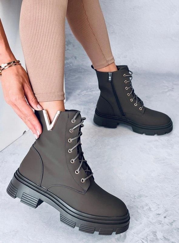 Botki Militarne Sznurowane Clend Khaki 39 - Ceny i opinie - Ceneo.pl