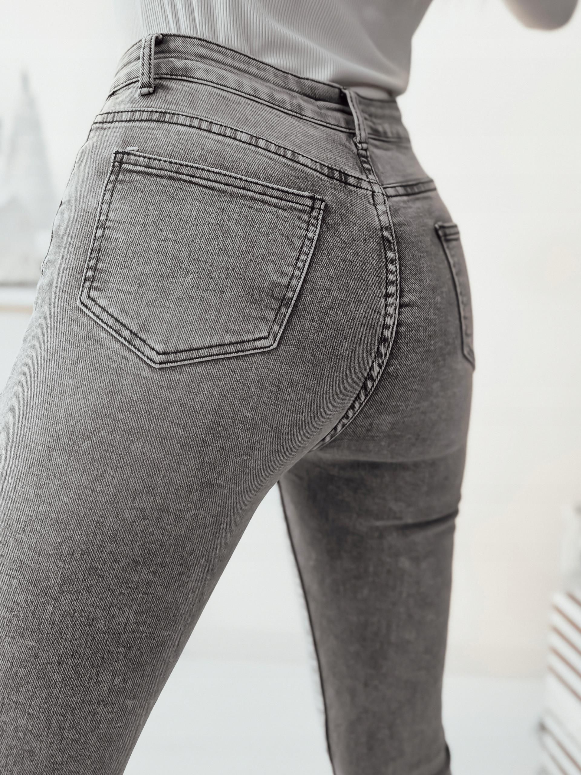 Jeansy M.Sara skinny szare rurki - Ceny i opinie - Ceneo.pl