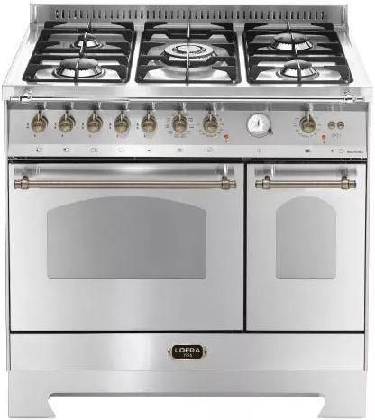 Kuchenka Lofra Dolcevita 90 Acciaio Satinato Rsd96Mfte/Ci/Bronze ...
