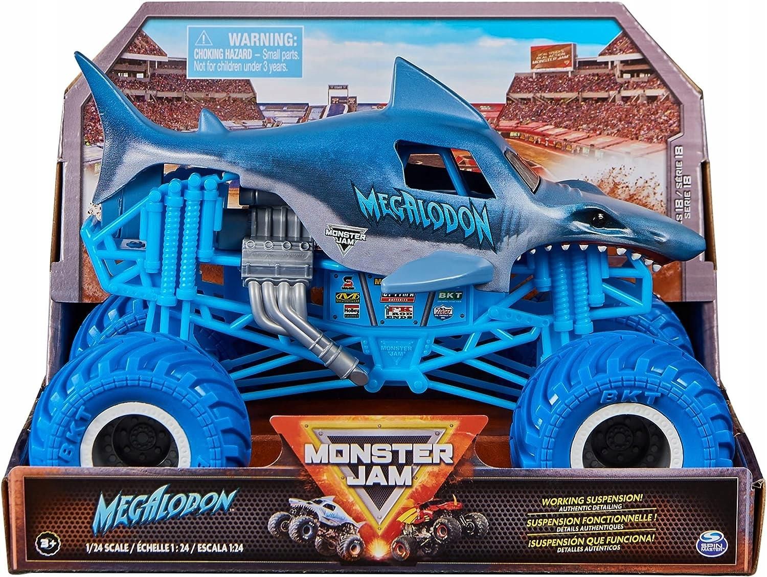 Spin Master Monster Jam Oficjalny Pojazd Megalodon Tr - Ceny i opinie ...