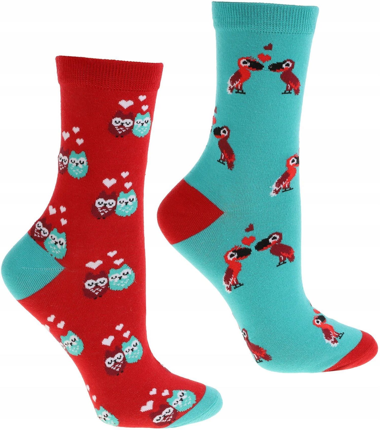 Skarpetki 2pary damskie Walentynkowe rozm: 38-41 CSLW300-018_2 - Ceny i opinie - Ceneo.pl