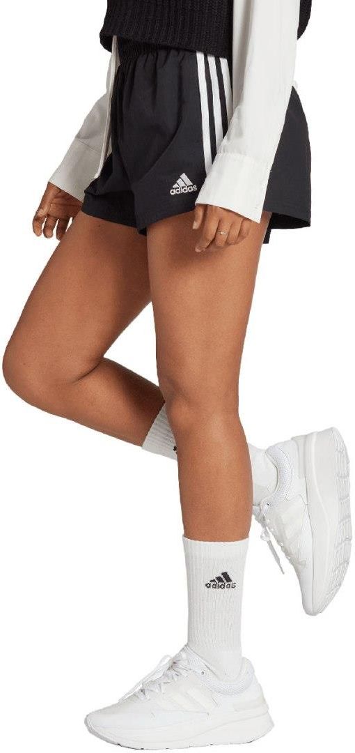 Spodenki damskie adidas Essentials 3-Stripes Woven czarne HT3397 - Ceny ...
