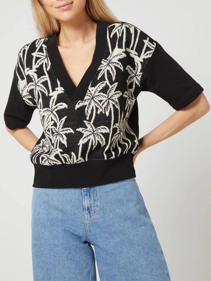 Bluza marki Scotch & Soda model 166892 kolor Czarny. Odzież damska ...