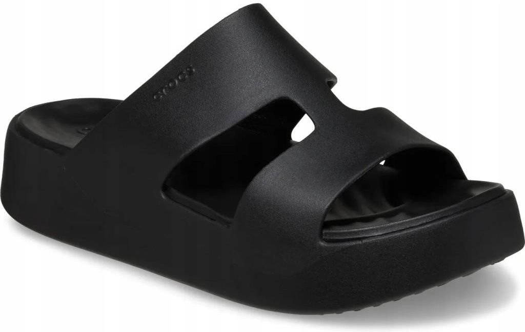 Crocs 209409-001 Gateway Platform H-Strap czarne klapki platformy W7 37 ...
