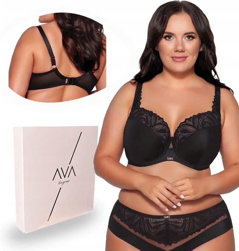 Ava 2107 biustonosz usztywniany Full-cup czarny 95D - Ceny i opinie - Ceneo.pl