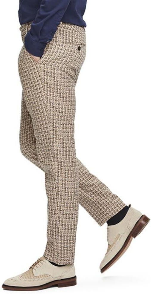 Spodnie marki Scotch & Soda model 157511 kolor Brązowy. Odzież męska ...