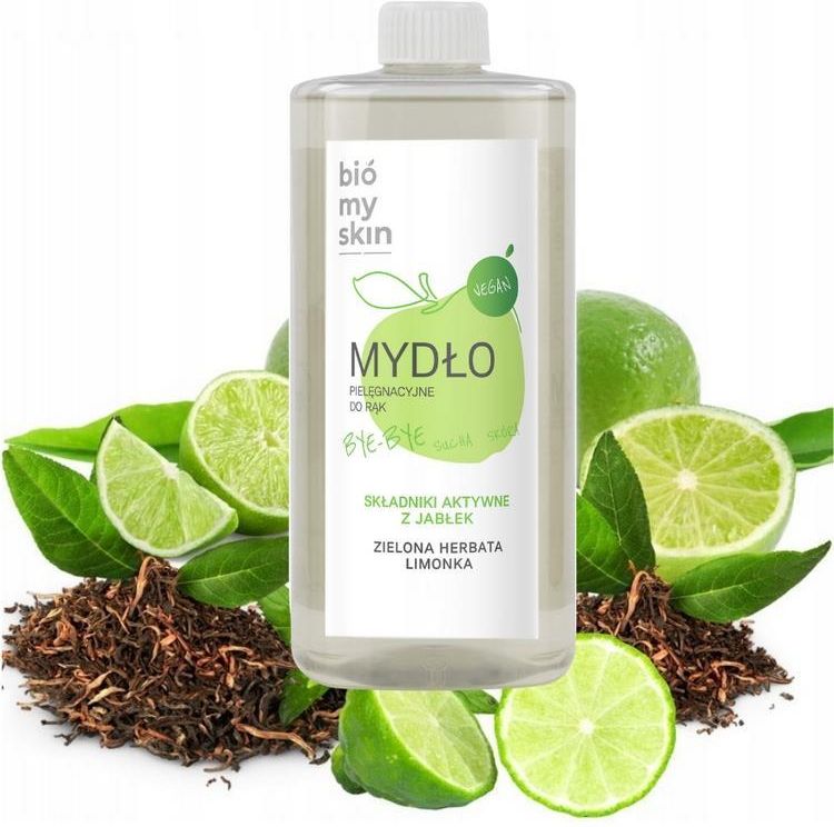 Mydło YAPPCO NATURALNE MYDŁO PIELĘGNACYJNE DO RĄK ZIELONA HERBATA I ...