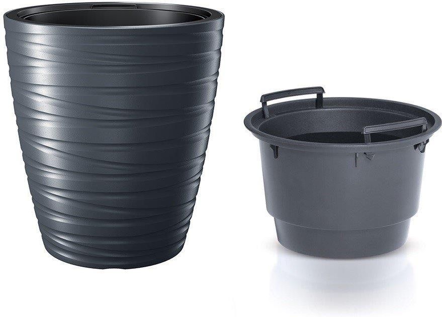 Prosperplast Doniczka Z Wkładem Maze 30Xh33cm Antracytowy 148406 - Ceny ...