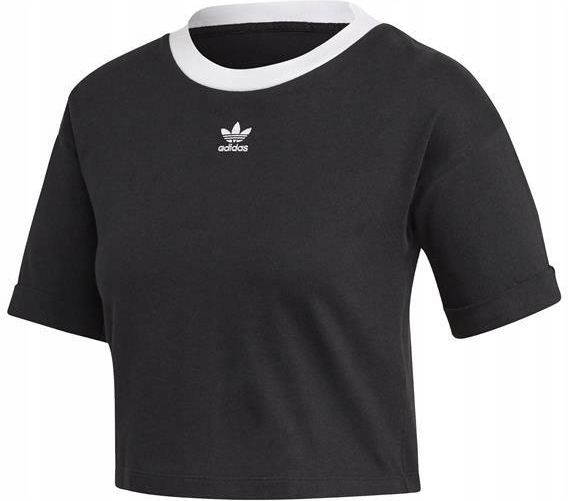 T-shirt Damski adidas Originals FM2557 Crop Czarny 38 - Ceny i opinie ...