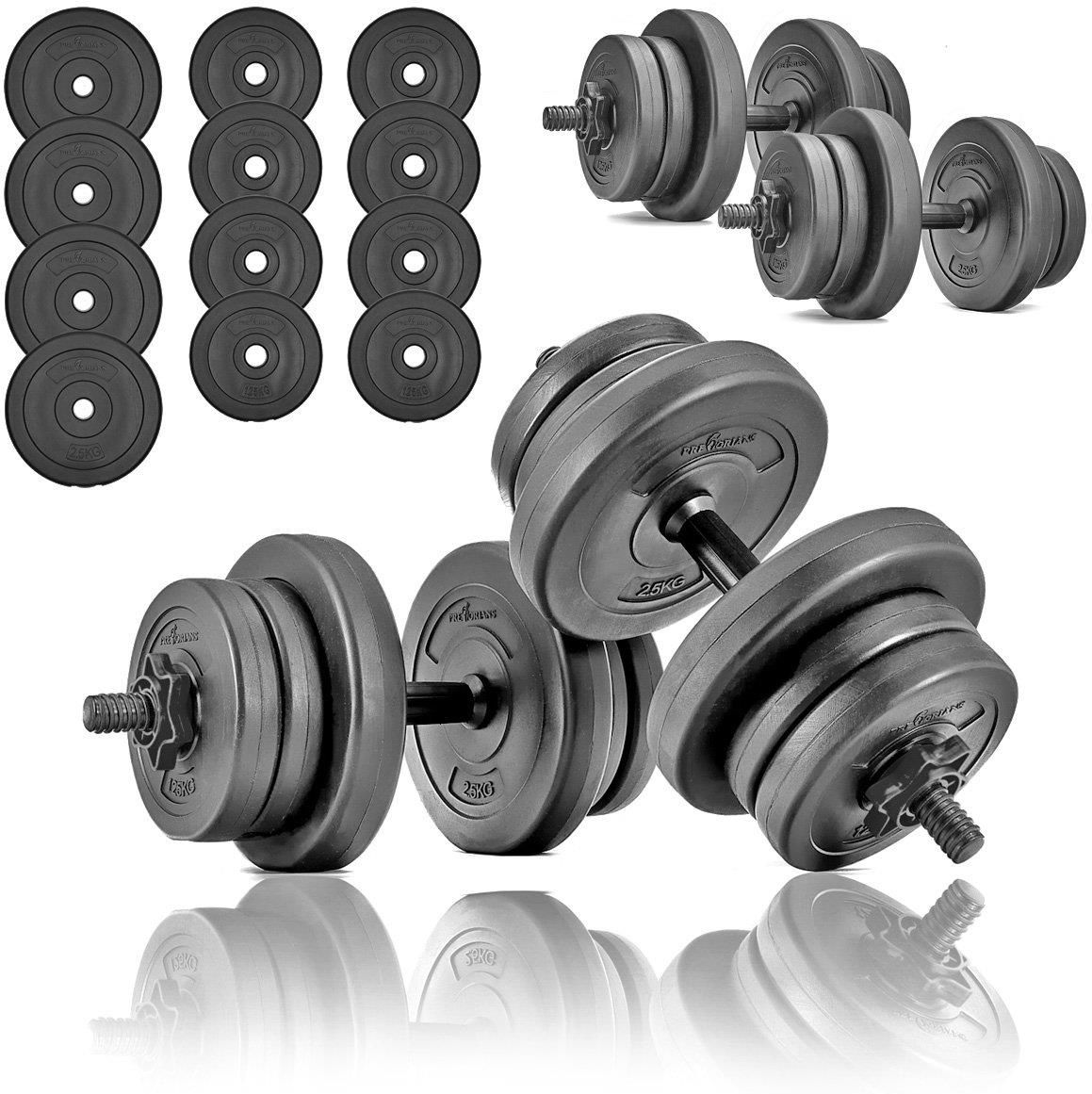 Pretorians Zestaw Hantli 2X10Kg Hantle 12 Talerzy Czerwone - Ceny i ...