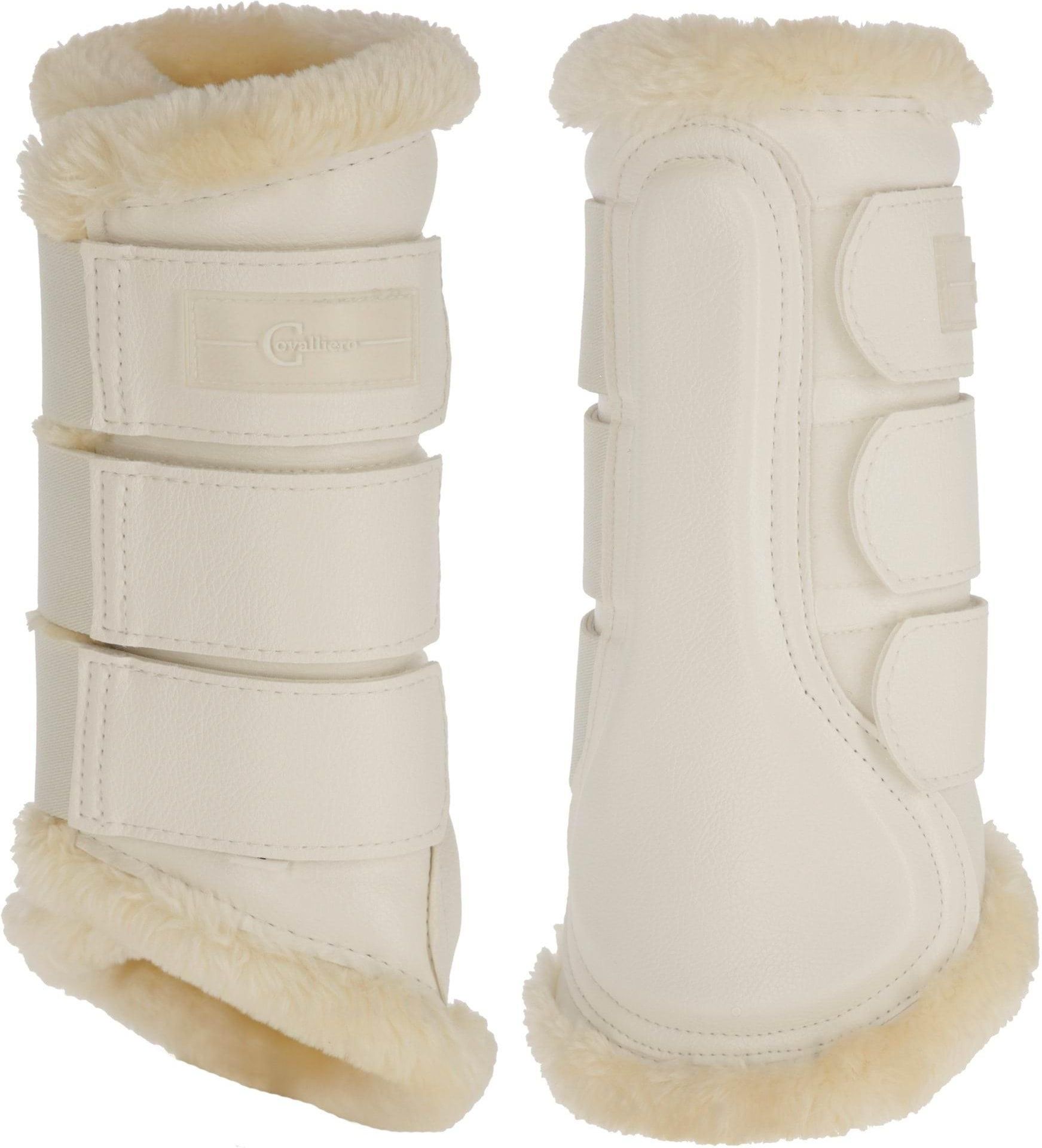 Covalliero Ochraniacze Dla Konia Pelisa Ze Sztucznym Futrem Biały Roz ...