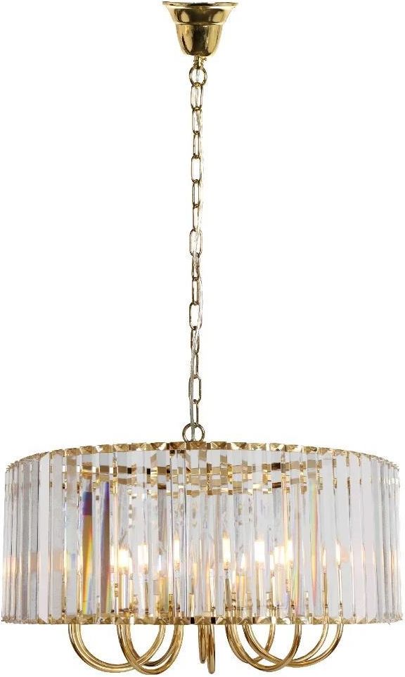 Zuma Line Żyrandol Kryształowy Złoty Paris 10Xe14 190610 (3064026666 ...