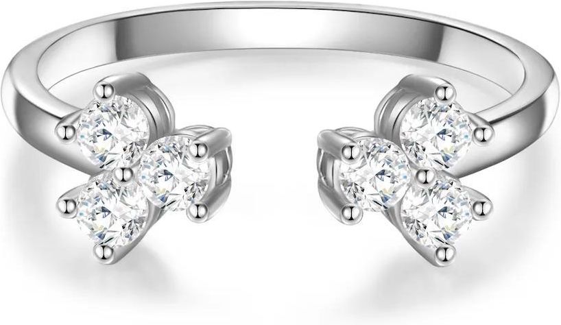 Glanzstücke München Srebrny Pierścionek Srebro Wysokiej Próby Cyrkonia Pierścionki Damski - Ceny ...