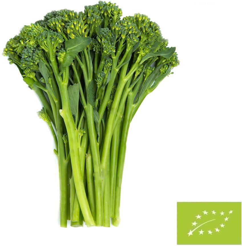 Świeże Owoce Warzywa Grzyby Tacki I Sztuki Bimi Brokuł Świeży Bio Około ...