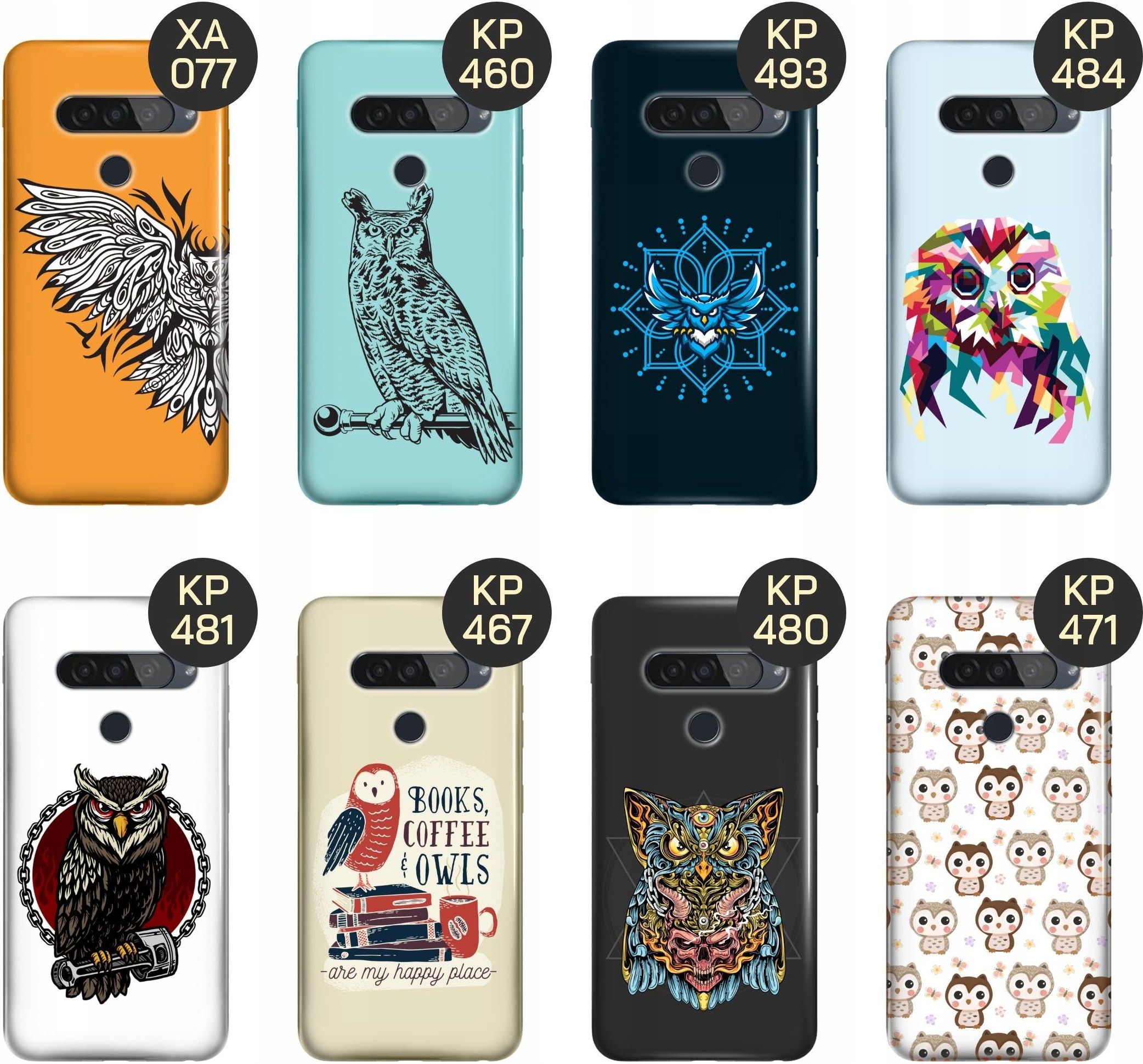 Etui Do Lg G8S G8S Thinq Sowa Sówka Sowy Obudowa Pokrowiec Case - Etui ...