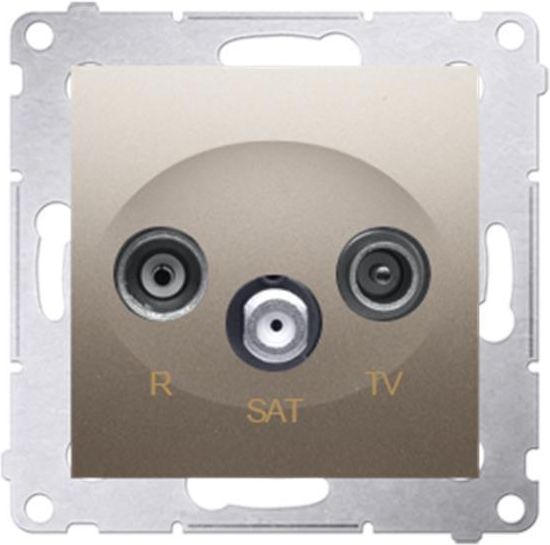 Gniazdo elektryczne Kontakt Simon Gniazdo Antenowe Rtv-Sat Przelotowe ...