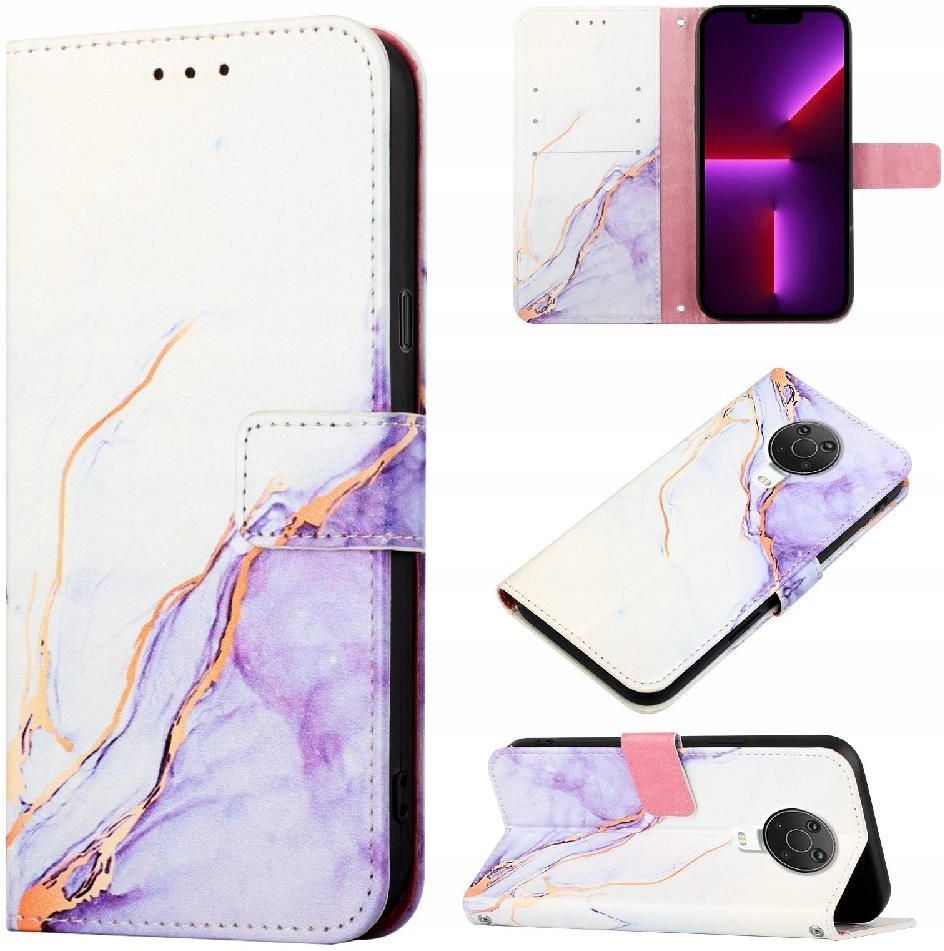 Etui Dla Nokia G20 G10 Wallet Marble Pattern Pu Leather Kickstand ...