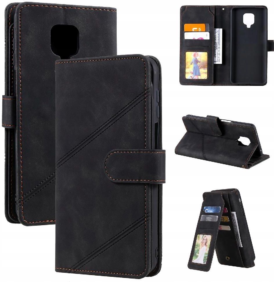 Etui Dla Xiaomi Redmi Note 9 Pro 4G Magnetyczne Skóra Pu Portfel Flip ...