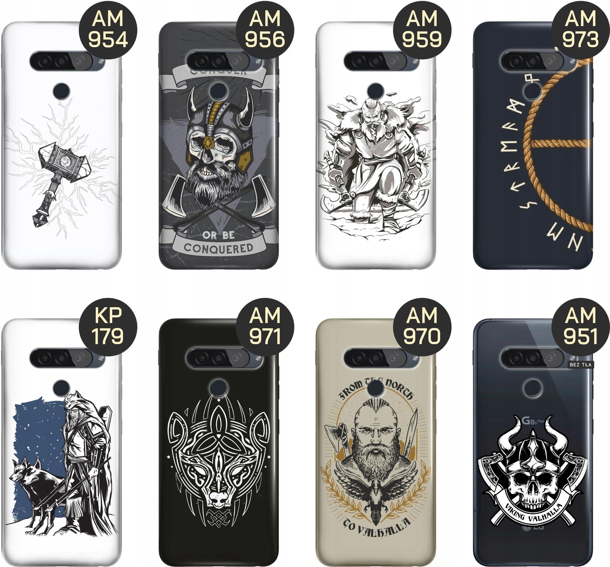 Etui Do Lg G8S G8S Thinq Wikingowie Viking Runy Odyn Obudowa Case ...