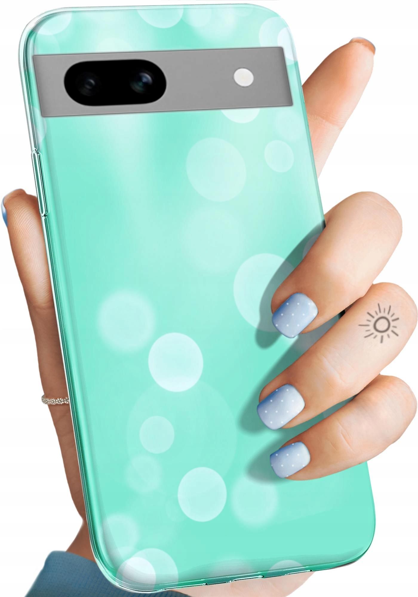 Etui Do Google Pixel 8A Miętowe Mięta Mint Obudowa Pokrowiec Case ...