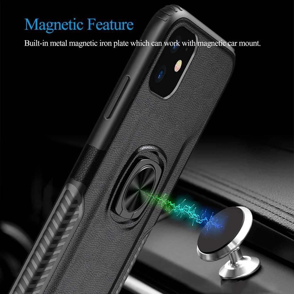 Etui Huawei Y6P Pancerne Armor Ring Czarne - Etui na telefon, ceny i ...