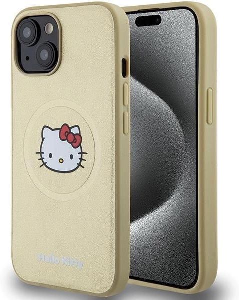 Hello Kitty Etui Leather Head Magsafe Na Iphone 14 Złote - Etui na ...